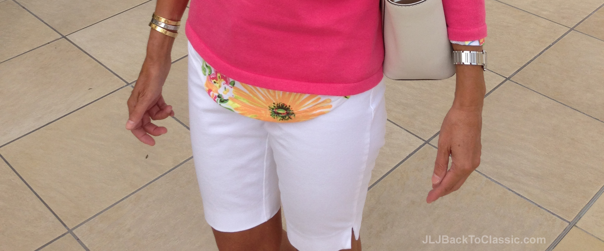 How To Style Slim-Fitting Shorts: White With Polished Brights – JLJ ...