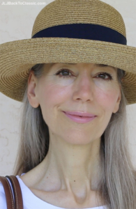 (Video) Classic Fashion Over 40/Summer Hat Outfit: Pink and Navy ...