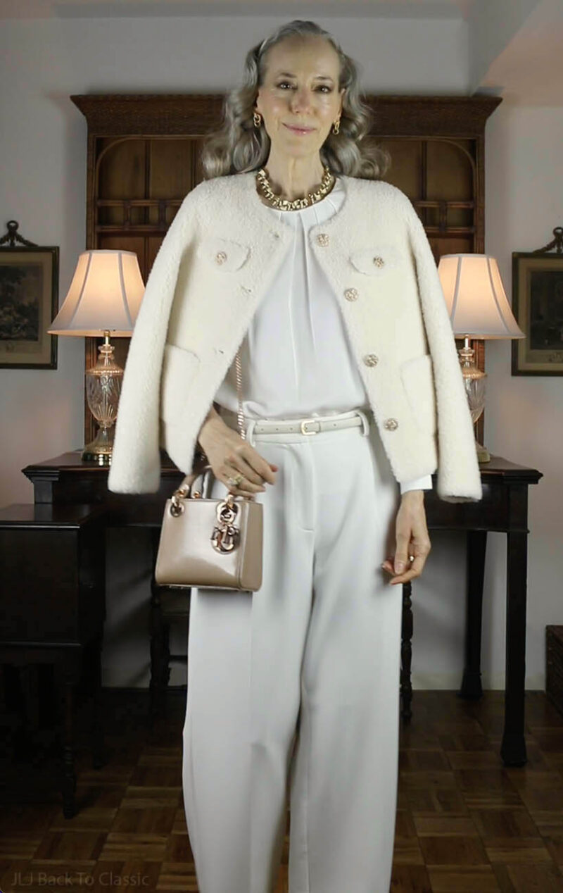 Vlog / Timeless Style: Christian Dior Rose Gold Mini Lady Dior, Ivory ...