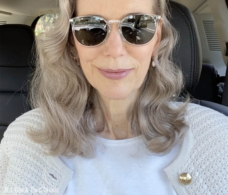 Timeless Style, Chilly Day: Fendi White Mini Peekaboo, Ivory Cardigan ...