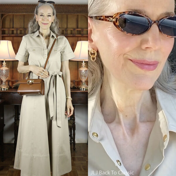 Vlog/Timeless Style: Ferragamo Iconic Top-Handle Bag, Midi Shirtdress ...